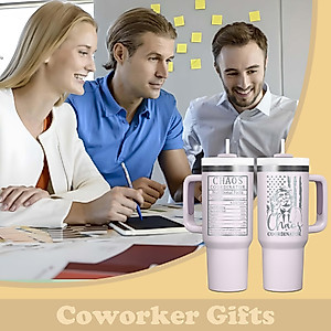 Chaos Coordinator Laser Engraved 40 Oz Tumbler - Handle, Water Bottle - Perfect Gifts for Women