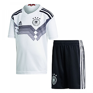 adidas Kids Unisex Soccer Germany Home Mini Kit (2T)