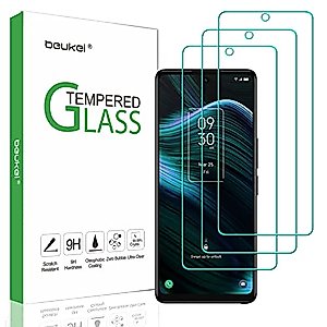 beukei (3 Pack) Compatible for TCL Stylus 5G Screen Protector Tempered Glass,Touch Sensitive,Case Friendly, 9H Hardness