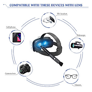 KRX VR Headset & Camera Lens Cleaning Pen and Cloth, Accessories for Oculus Quest/Quest 2/Rift S/Valve Index/PS4 VR Headset Lens Cleaning Kit