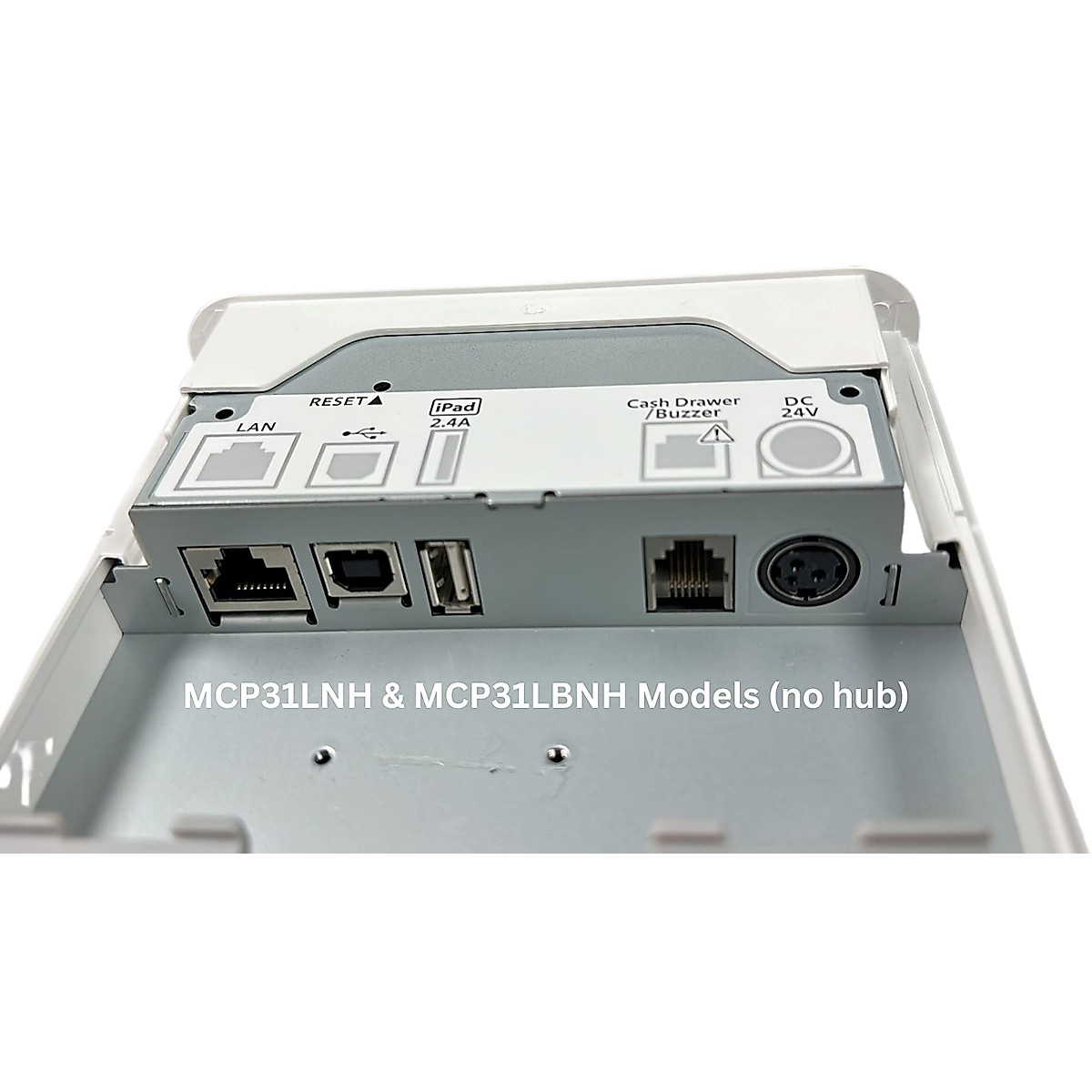 Star Micronics mC-Print3 3-inch Ethernet (LAN) / USB/Lightning Thermal POS Printer with CloudPRNT, Cutter, and External Power Supply - White