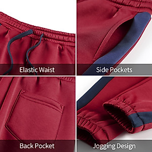 BASICDOT Boys Tracksuit Zip Up Sweat Jacket & Sweatpants Clothing Set 2 Piece Outfits Jogging Set JW-112-7-8T