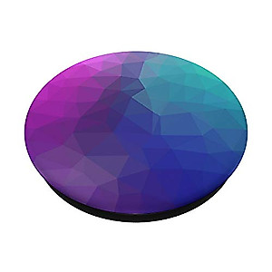 Purple Teal Pattern PopSockets Swappable PopGrip