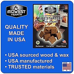 Fire Starter Squares Quick-Light Non-Toxic (144-count)