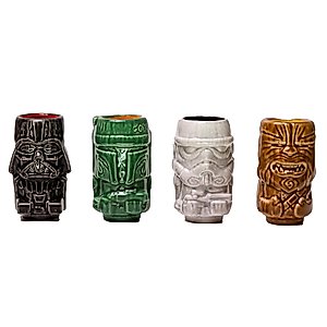 Geeki Tikis Star Wars Ceramic Mini Muglet 4-Pack | Each Holds 2 Ounces