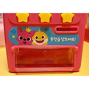 Kids Baby Cute Shark Family Mini Drink Vending Machine Toy+2Cheese#.3 Tissue