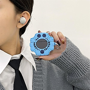 AOLABOKY Earphone Case for Sony WF-1000XM5/WF-1000XM4,Cute Cartoon Digimon Monster Digivice Soft Silicone Shockproof Protective Cover with Keychain (WF-1000XM5)