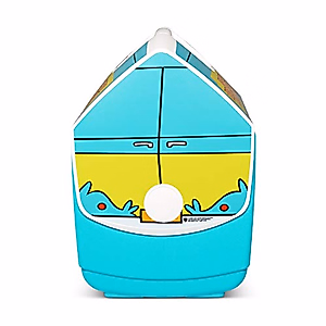 Igloo 16 Quart Limited Edition Scooby Doo Mystery Machine Portable Lunchbox Playmate Elite Cooler Ice Box, Large (48858)