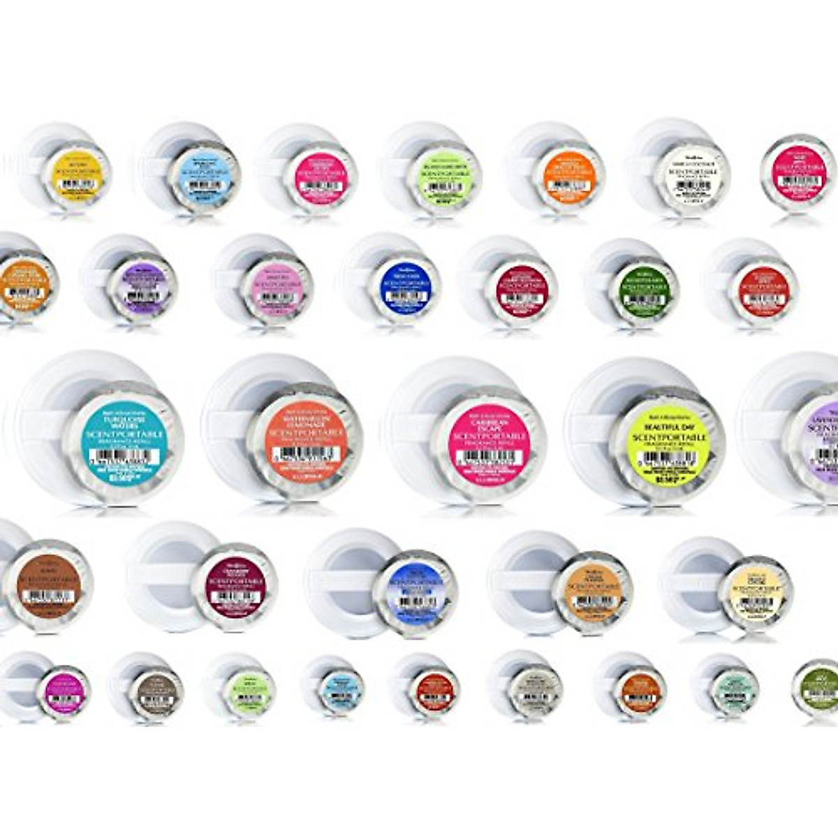 Bath & Body Works - Scentportable Grab Bag - Assorted Bundle of FOUR (4) Scentportable Refills