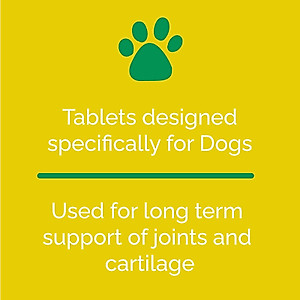 Artri-tabs Complex Dietary Supplement by Interfarma Corp | Cartilage Protection, Reduce Inflammation, & Joint Support for Dogs | with Glucosamine, Collagen, & MSM | Beacon Flavor | 60 Tablets.