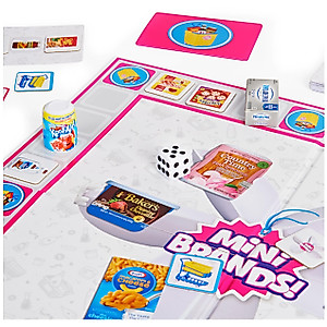 Mini Brands Mini Market Dash Food Game, for Families and Kids Ages 5 and Up