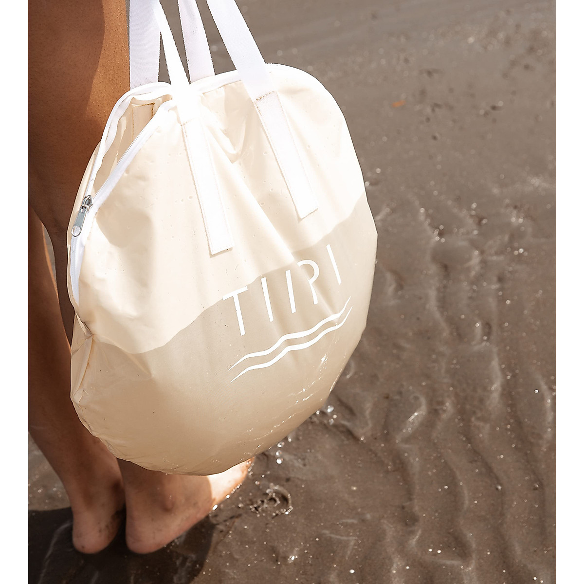 TIIPI Kids Beach Pool - Inflatable Beachside Palace for 2 with Pivoting Sun Shade Cover Canopy for Baby, Supported Sitter & Toddler- Large Bag for Filing - Swimming Pool Carrying Case - 2.5 LBS Light