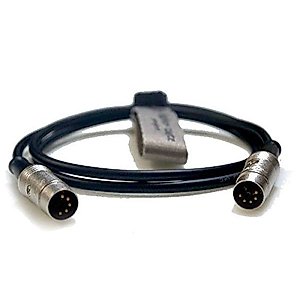 Pro Synthesiser Studio DIN SYNC 24/48 Lead 5Pin Male to 5Pin Male [1m Black]