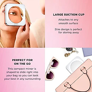 Conair Reflections LED Lighted Spot Makeup Mirror, 12x Magnification