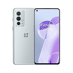 OnePlus 9RT 5G Dual MT2110 256GB 8GB RAM Factory Unlocked (GSM Only | No CDMA - not Compatible with Verizon/Sprint) Global ROM | Google Play Installed - Silver