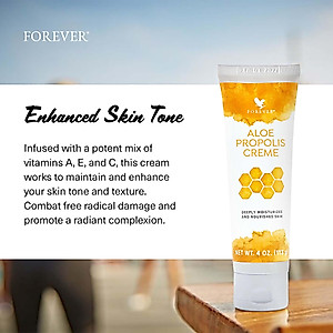 Forever Living - Aloe Propolis Creme - Skin Nourishment with Aloe Vera and Bee Propolis - Moisturizing Cream with Vitamins A, E & C - 4 oz (2 Pack)