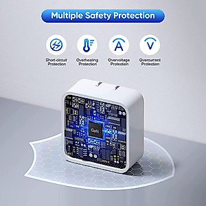 10FT iPhone Charger 35W Dual Port Foldable Type C Fast Charging Block with Long USB C to Lightning Cable for iPhone 14/13/12/11 Pro Max/SE/XS, USB C to USB C Cable for iPad 10/Air/Pro, Samsung, Pixel