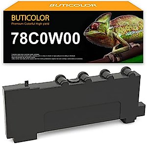 buticolor 1PK Remanufactured 78C0W00 Waste Toner Box/Waste Toner Bottle Replacement for Lexmark C2325 C2425 C2535 CX421 CX522 CX622 CX625 MC2325 MC2425 MC2535 MC2640 Printers