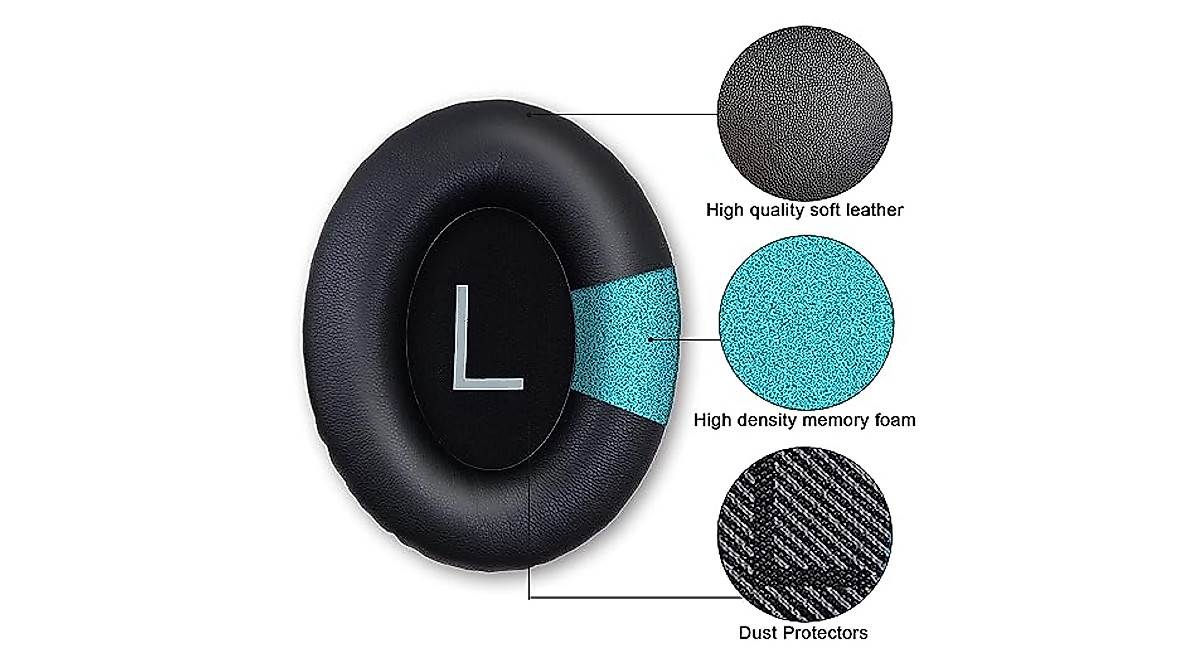 Replacement Ear Pads for Bose QC45 & QCSE Headphones | Soft & Easy Fit