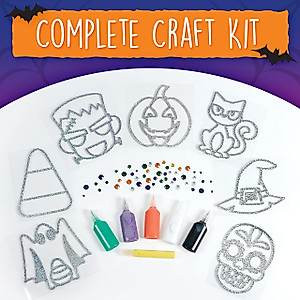 Creativity for Kids Halloween Window Art - Halloween Crafts, Make Your Own Halloween Window Clings