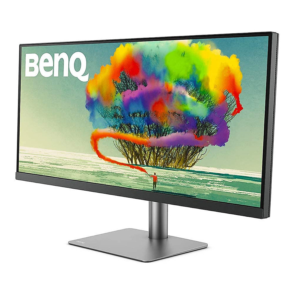 BenQ PD3420Q 34” 2K Ultrawide Monitor for Macs/Designers 21:9 | 3440x1440 WQHD | IPS | AQCOLOR | USB-C | KVM | Hotkey Puck G2 | ICCsync | DualView | (Renewed)