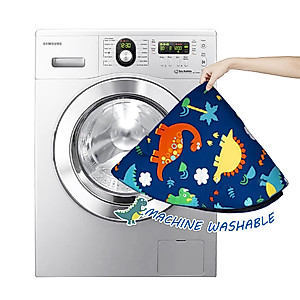 UOMNY Baby Rug Dinosaur Infant Floor Playmat Tummy Time Mat Area Rug Non Slip Baby Round Play Pad Crawling Mat Game Blanket for Children Toddlers Bedroom 47 inch