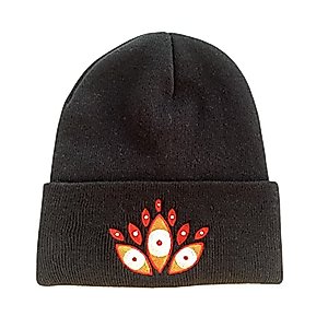 ASVP Shop Amphibia Darcy Embroidered Beanie Black