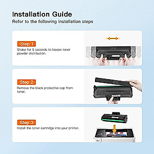 E-Z Ink (TM Compatible Toner Cartridge Replacement for Samsung MLT-D101S 101S MLTD101S to use with ML-2166W ML-2160 ML-2165 SCX-3405W ML-2165W SCX-3405FW SCX-3400 SCX-3401FH SF-760P Printer (3 Black)