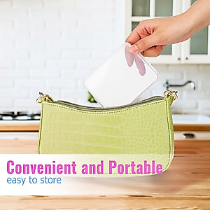 3 pieces Portable Travel Cotton Pad Holder,Bathroom Vanity Countertop Storage Organizer,Cotton Ball Holder Dispenser,Cosmetic Sponge Storage Box for Cotton Rounds, Swabs, Floss(3 x Transparent)