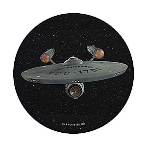 Star Trek U.S.S. Enterprise In Space Portrait PopSockets PopGrip: Swappable Grip for Phones & Tablets