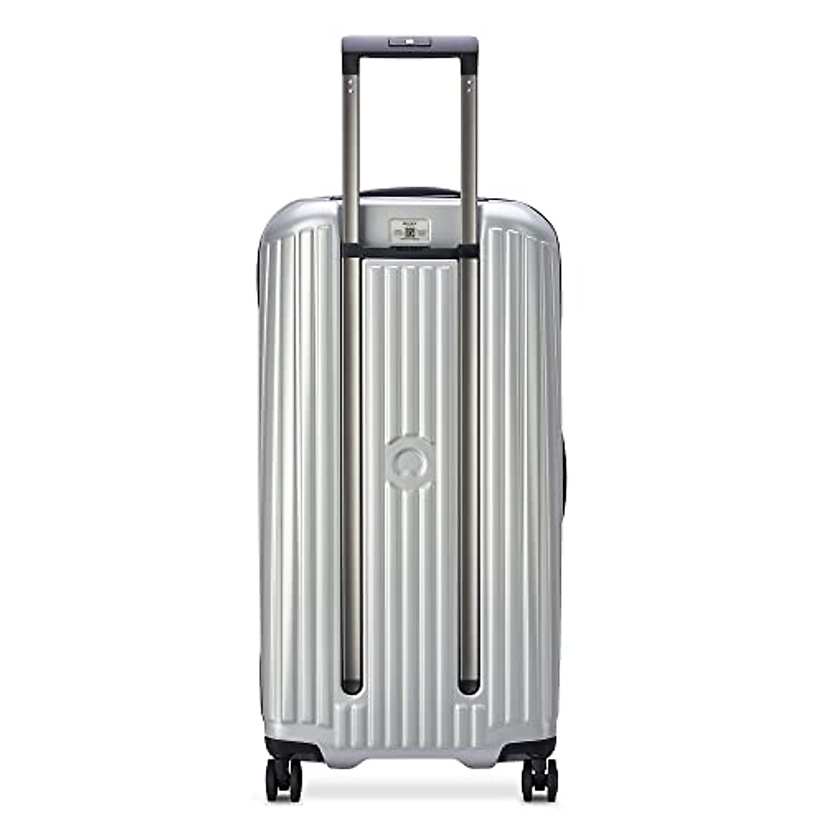 DELSEY Paris Securitime 26" Trunk Spinner (Silver, Checked-Medium 26 Inch)