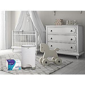 Babyfeel Refills Compatible with DEKOR PLUS Diaper Pails | 4 Pack | Exclusive 30% Extra Thickness | Diaper Pail Refills with Powerful Odor Elimination | Fresh Powder Scent | Holds up to 2320 Diapers