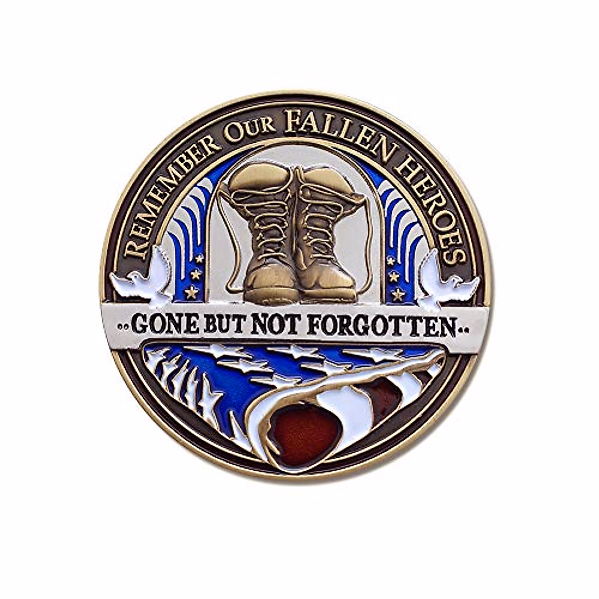 Fallen Hero Challenge Coin · Fallen Soldier Memorial Challenge Coin