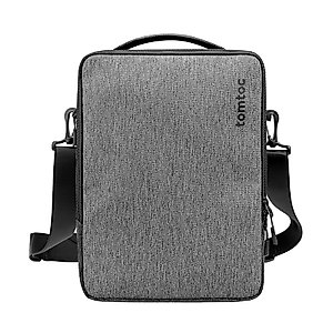 tomtoc 360 Protective Laptop Shoulder Bag for 13-14 Inch MacBook Air/Pro M4/M3/M2/M1, 13-inch iPad Pro M4/iPad Air, 13-13.8 Inch Surface Pro/Laptop, Copilot+ PC, Cordura Ballistic Nylon