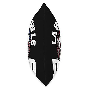 Lawn Bowls Dad Design Co. American Flag Fingerprint Patriotic Sports Lawn Bowls Dad Throw Pillow, 16x16, Multicolor