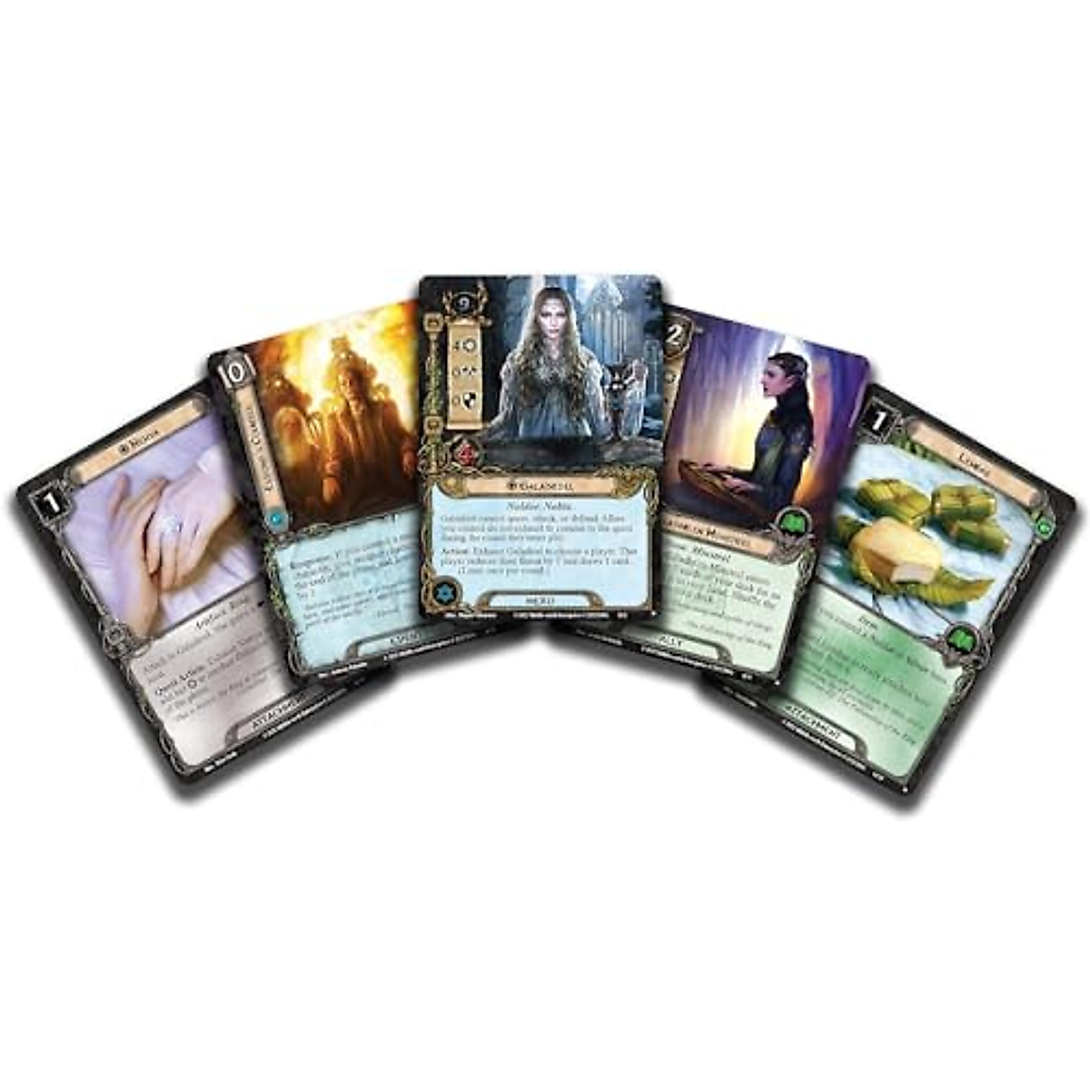 The Lord of the Rings The Card Game Elves of Lorien STARTER DECK - Cooperative Adventure Game, Strategy Game, Ages 14+, 1-4 Players, 30-120 Min Playtime, Made by Fantasy Flight Games