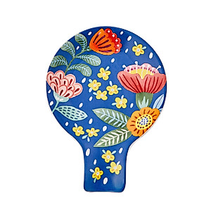 Bico Alice In Dreamland Ceramic Spoon Rest, House Warming Gift, Dishwasher Safe