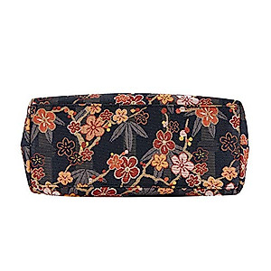Signare Tapestry Hobo Shoulder bag slough purse for Women with Ume Sakura Japanese Style