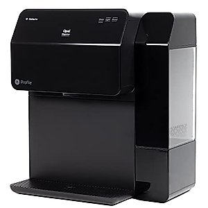 GE Profile Opal Ice Dispenser | Countertop Nugget Ice Maker with Ice Dispenser & 1-Gallon Side Tank | Ice Machine with WiFi Connectivity | Smart Home Kitchen Essentials | Satin Black