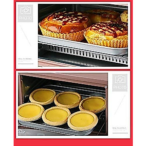 Mini Electric Oven Home Multifunctional Baking Oven Trifle Bread Hob Grill Home Small Baking Cake Pizza Oven 9L Mini Ovens (Color : Pink) Happy Life