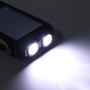 Cuifati Senior 4G Cellphone, 4in Large 18000mAh Battery Night Lighting Sound Easy Speed Dialing Rugged Phone for Android 7.0 (Black)