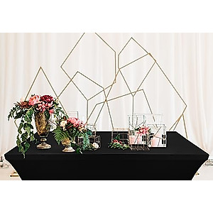 Utopia Kitchen Spandex Tablecloth 1 Pack [6FT, Black] Tight, Fitted, Washable and Wrinkle Resistant Stretch Rectangular Patio Table Cover for Event, Wedding, Banquet & Parties [72Lx30Wx30H Inch]