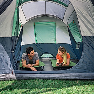 EVER ADVANCED Folding Camping Cot for Adults, Compact Sleeping Cots with Carry Bag, Portable Heavy Duty Foldable Camp Bed for Outdoor, Travel, Green