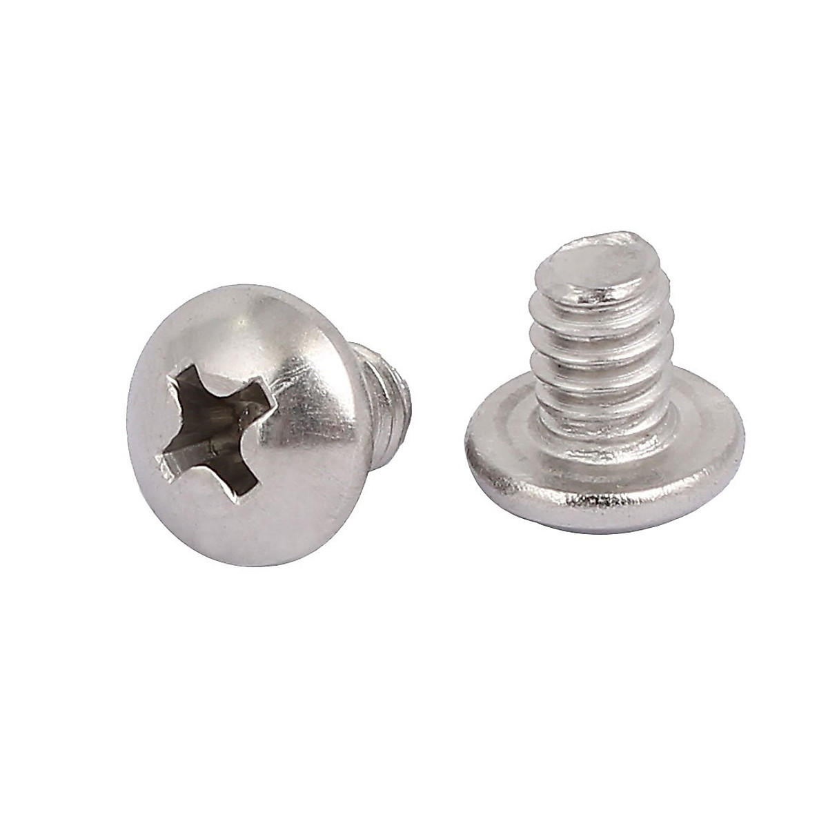 uxcell 10#-24x1/4-inch 304 Stainless Steel Phillips Pan Head Machine Screw Bolt 25pcs