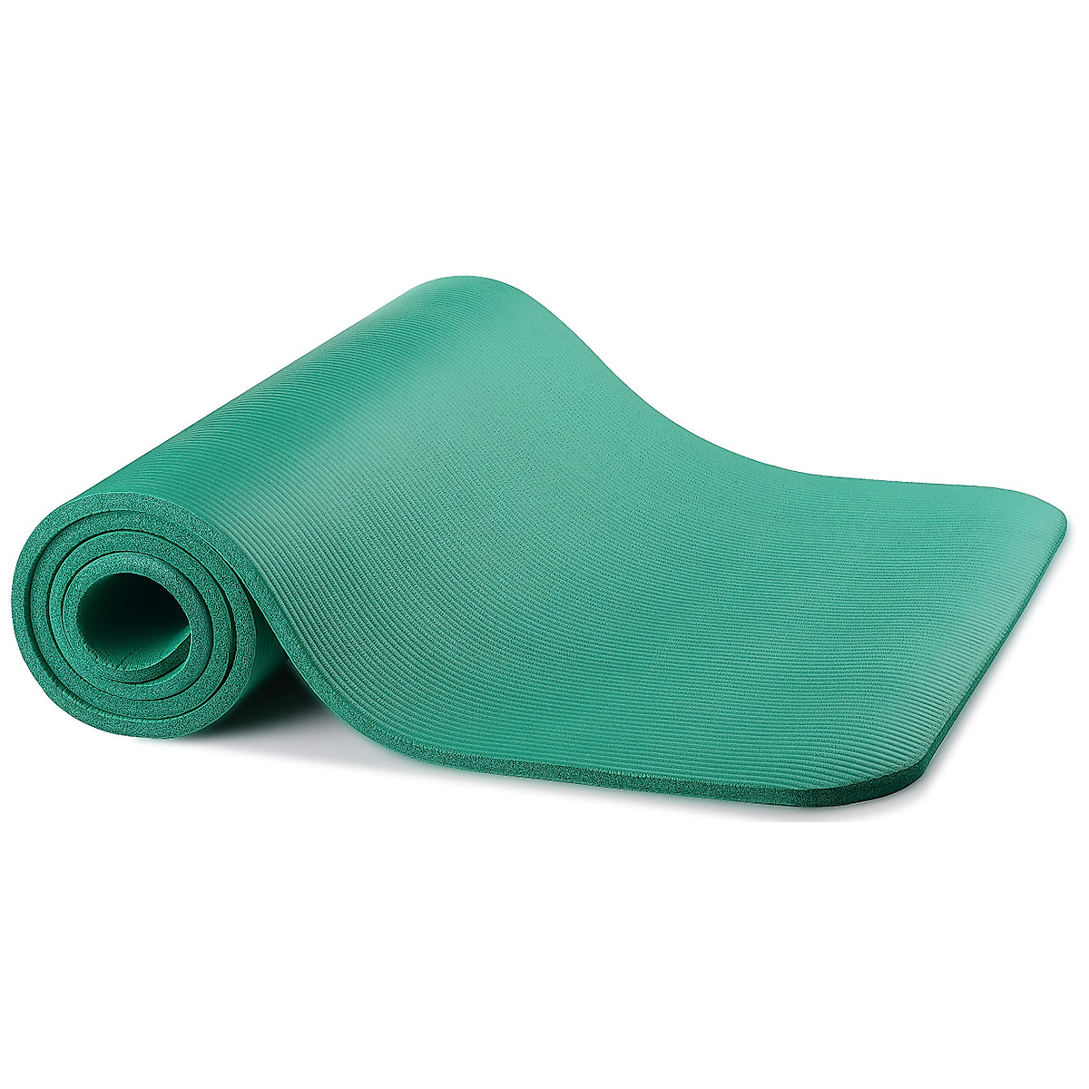 Fitvids Yoga Mat, 1/2-Inch Extra Thick High Density Exercise Mat, Anti-Tear Exercise Yoga Mat with Carrying Strap, Suitable for Various Yoga Exercises