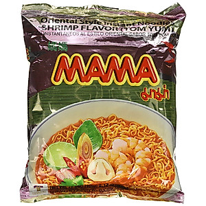 Mama Instant Ramen Noodle Tom Yum Shrimp Flavour (Pack of 30),Original,58.2 Ounce