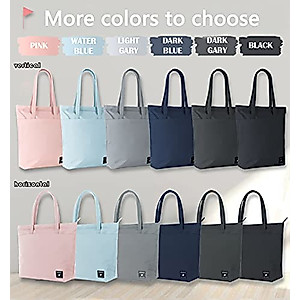 H HIKKER-LINK Womens Large Waterproof Tote Bag Shoulder Bag with Multi-pocket for Work Gym Pool and Daily Bags Drakbule