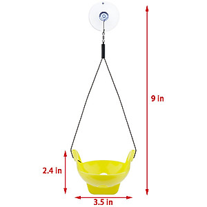 2 Pack Amphibian Aquatic Frogs Habitats with Suction Cup for Toad Frog Tadpole Tree Frog Small Aquatic Animals
