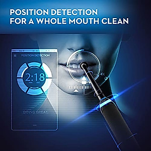 Oral-B Genius 8000 Electric Electric Toothbrush with Bluetooth Connectivity, Black