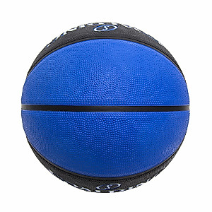 Spalding Force Basketball, Black and Blue, 7